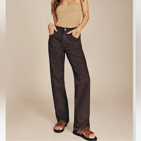 Reformation | Jeans | Reformation Val 9s Mid Rise Straight Jeans | Poshmark